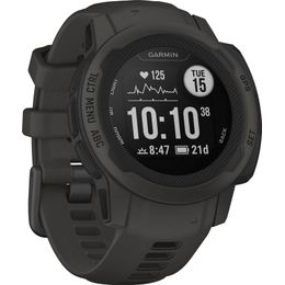 Smartwatch Garmin "INSTINCT 2S" Smartwatches grau (schiefergrau)