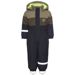 Schneeoverall FIRST INSTINCT BY Killtec "FIW 39 MNS ONPC OT" Gr. 86 (92), N-Gr, blau (dunkelnavy), Jungen, Web, Obermaterial: 100% Polyester, mehrfarbig, Overalls, für Kinder, bis Gr. 110