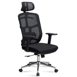 AMSTYLE Bürostuhl Schreibtischstuhl Mesh Schwarz Drehstuhl Ergonomisch 120 kg