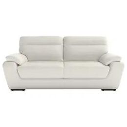 2-Sitzer Home Affaire "Brandy" Sofas Gr. B/H/T: 210cm x 95cm x 100cm, Leder PAMPAS, weiß (bianco)