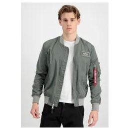 Bomberjacke Alpha Industries "Alpha Industries Men - Bomber Jackets MA-1 TTC" Gr. XL, grün (vintage grün, silber) Herren Jacken