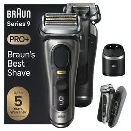 Elektrorasierer Braun "Series 9 Pro+ 9575cc" grau Precision ProTrimmer Bestseller