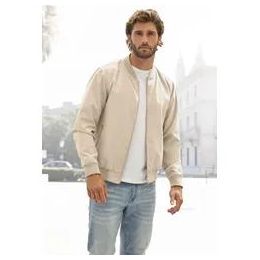 Blouson John Devin "Jacke" Gr. XXXL (64/66), beige Herren Jacken mit Rippkragen, moderne Übergangsjacke Innentasche