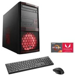 CSL Gaming-PC "Sprint V8732" Computer Gr. Microsoft Windows 11 Home (64 Bit), 16 GB RAM 1000 GB SSD, rot