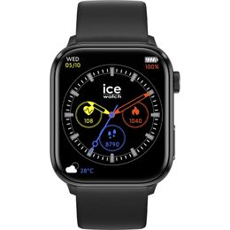 Ice Watch Smartwatch ICE-WATCH "ICE smart 2.0 - 1.96" Smartwatches schwarz Armbanduhr, Damenuhr, Herrenuhr, Silikonarmband, Schrittzähler