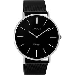 Quarzuhr Oozoo "C8865" Armbanduhren schwarz Damen Armbanduhr, Damenuhr