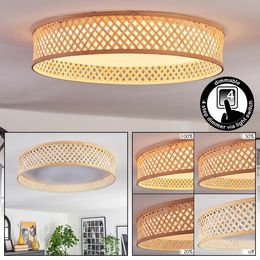 hofstein Barroco Deckenleuchte LED Naturfarben, Weiß, 1-flammig