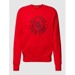 Tommy Hilfiger Sweatshirt mit Motiv-Stitching