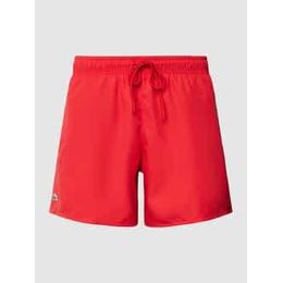 Lacoste Badehose mit Logo-Patch Modell 'Basic'