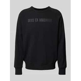 Deus Sweatshirt mit Label-Print Modell 'Cordura'