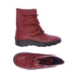 Superga Damen Stiefelette, rot, Gr. 36