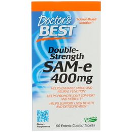 Doctor's Best Doctor, s Best, SAM-e 400, Double-Strength, 60 Tabletten [2.458,33 EUR pro kg]