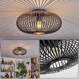 hofstein Oravi Deckenleuchte 40 cm Schwarz, 1-flammig