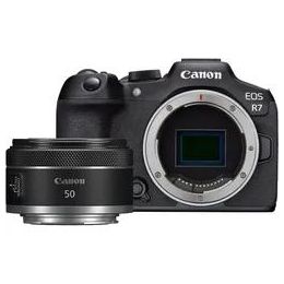 Canon EOS R7 Gehäuse + RF 50mm F/1.8 STM | ✔️ 150 € Cashback