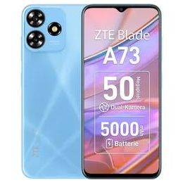 ZTE Smartphone "Blade A73" Mobiltelefone Gr. 128 GB, blau