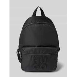 Hugo Rucksack mit Label-Patch Modell 'Malick'