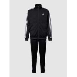 adidas Sportswear Trainingsanzug mit Kontraststreifen und Label-Stitching