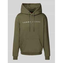 Tommy Jeans Regular Fit Hoodie mit Label-Stitching