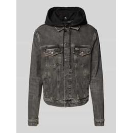 Tommy Jeans Regular Fit Jeansjacke mit Label-Stitching Modell 'RYAN'