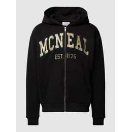 McNeal Sweatjacke mit Label-Statement