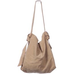 Mango Damen Handtasche, beige, Gr.