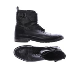 Strellson Herren Stiefel, schwarz, Gr. 46