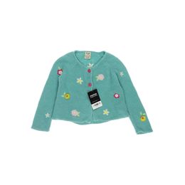 frugi Damen Strickjacke, türkis, Gr. 98