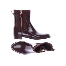 Tommy Hilfiger Damen Stiefelette, bordeaux, Gr. 38