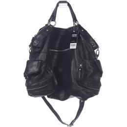 Abro Damen Handtasche, schwarz, Gr.