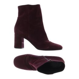 Hallhuber Damen Stiefelette, bordeaux, Gr. 40