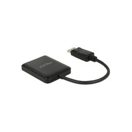 Delock Displayport 1.2 Splitter 1 x Displayport in > 2 x HDMI out 4K 30 Hz