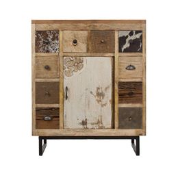 MyFlair My Flair Sideboard, mehrfarbig braun/natur