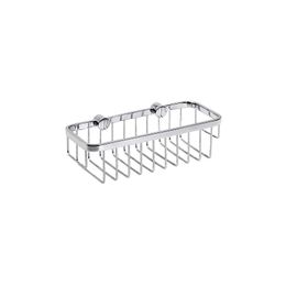 Brillantbad BYTRO Seifenkorb Messing Chrom poliert 112x250x70 mm f&uuml;r Bad & WC >> zum Bohren