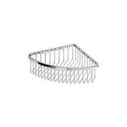 Brillantbad BYTRO Eckseifenkorb Messing Chrom poliert 230x300x80 mm f&uuml;r Bad & WC >> zum Bohren