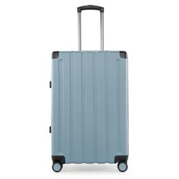 Hartschalen-Trolley Hauptstadtkoffer "Q-Damm - Mittelgroßer Koffer, TSA" Gr. B/H/T: 45,5cm x 68cm x 27cm 71 l, blau (poolblau) Koffer Reisekoffer, Hartschalenkoffer, mittelgroß