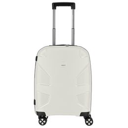 Hartschalen-Trolley IMPACKT "IP1, verschiedene Größen und Farben" Gr. B/H/T: 40cm x 55cm x 20cm 38 l, weiß (polar weiß) Koffer Hartschalen-Koffer vegan Reisegepäck USB-Port TSA Zahlenschloss