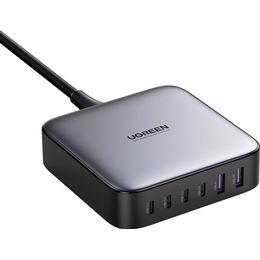 UGREEN USB-Ladegerät "Nexode 2xUSB-A + 4xUSB-C 200W Desktop Fast" Ladegeräte grau (grau, schwarz)