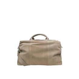 Marc O'Polo Weekender MARC O'POLO "aus softem Velours-Rindleder" Gr. B/H/T: 47cm x 33cm x 22cm, braun, Leder, unifarben, Taschen