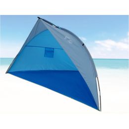 Strandmuschel EXPLORER "Reise-Strandmuschel" Zelte Gr. B/H/L: 125cm x 125cm x 240cm, blau