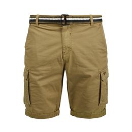 Cargoshorts Blend "Cargoshorts BHBrian", Herren, Gr. M, N-Gr, bunt (sand braun), Web, Obermaterial: 98% Baumwolle CO. 2% Elasthan EL., casual, regular fit kurz, Hosen