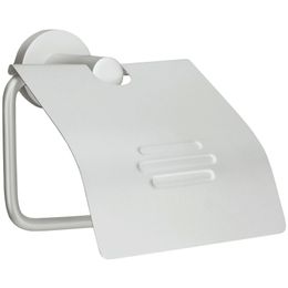 Toilettenpapierhalter Kleine Wolke "Apollo", grau (aluminiumfarben), B:12,5cm H:16,0cm L:7,5cm, Aluminium, Toilettenpapierhalter, Aluminium