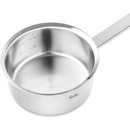 Kasserolle Fissler "ORIGINAL-PROFI COLLECTION" Töpfe Gr. 1,4 l + Ø 16cm, silberfarben mit breitem Schüttrand, Kaltmetallgriffen. Made in Germany, Induktion