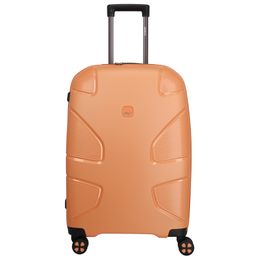 Hartschalen-Trolley IMPACKT "IP1, verschiedene Größen und Farben" Gr. B/H/T: 45cm x 67cm x 28cm 73 l, garden apricot Koffer Hartschalen-Koffer vegan Reisegepäck USB-Port TSA Zahlenschloss