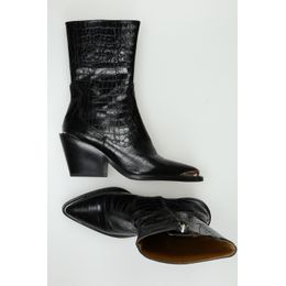 Zara Damen Stiefelette, schwarz, Gr. 36