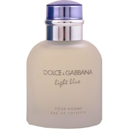 Dolce & Gabbana Eau de Toilette DOLCE & GABBANA "Light Blue Pour Homme" Parfüms Gr. 75 ml, blau Herren EdT für Männer, Parfum, for him