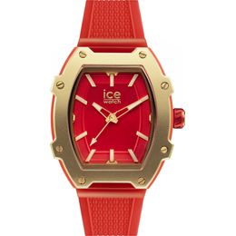 Ice Watch Quarzuhr ICE-WATCH "ICE boliday - Women Plastic Small 3H" Armbanduhren rot Damen Armbanduhr, Damenuhr, Silikonarmband, analog