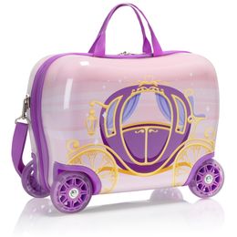 Kinderkoffer Heys "Royal Carriage Ride-On Luggage" Gr. B/H/T: 41cm x 32cm x 21cm 25 l, rosa Koffer Heys x Joachim Llambi Kindertrolley Kinder Reisegepäck