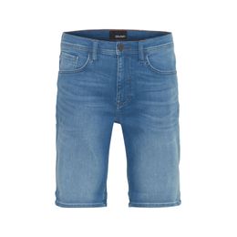 Jeansshorts Blend "Jeansshorts BHDenim" Gr. L, N-Gr, blau (denim middle blau), Herren, Obermaterial: 91% Baumwolle CO. 7% Polyester PES. 2% Elasthan EL., unifarben, Jeans