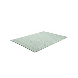 Teppich HEINE HOME Gr. 1, grün, B:40cm H:12mm L:60cm, Schurwolle, Wolle, Teppiche