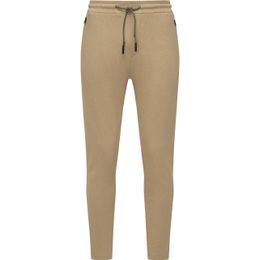 Stoffhose Ragwear "Roydy Long" Gr. 4XL (60), Normalgrößen, beige (sand), Herren, Material: 50% Baumwolle, 50% Polyester, Hosen, sportliche Herren Hose mit Reißverschlusstaschen